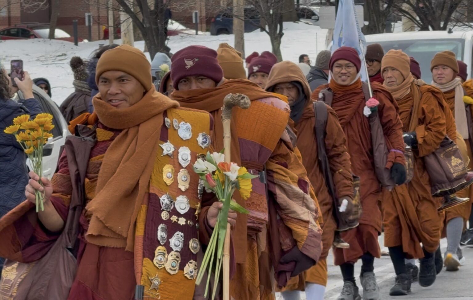 Venerable Monks Walk For Peace With A Gift Of Hope To A Troubled Nation ...